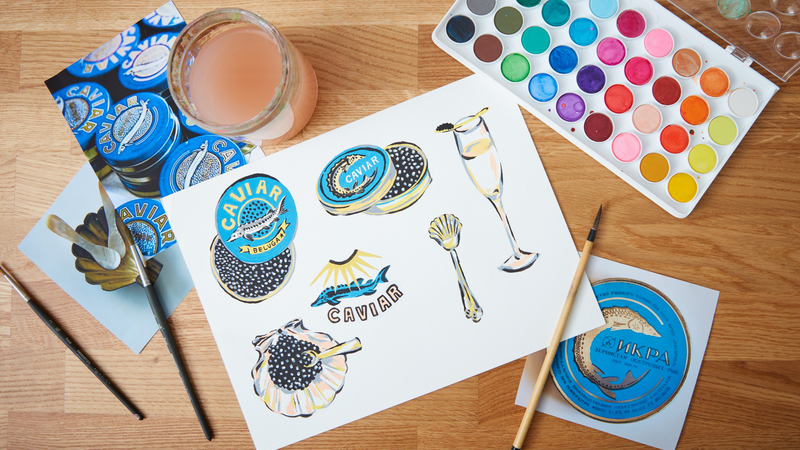 Printfresh Mag | Behind the Print: Champagne & Caviar