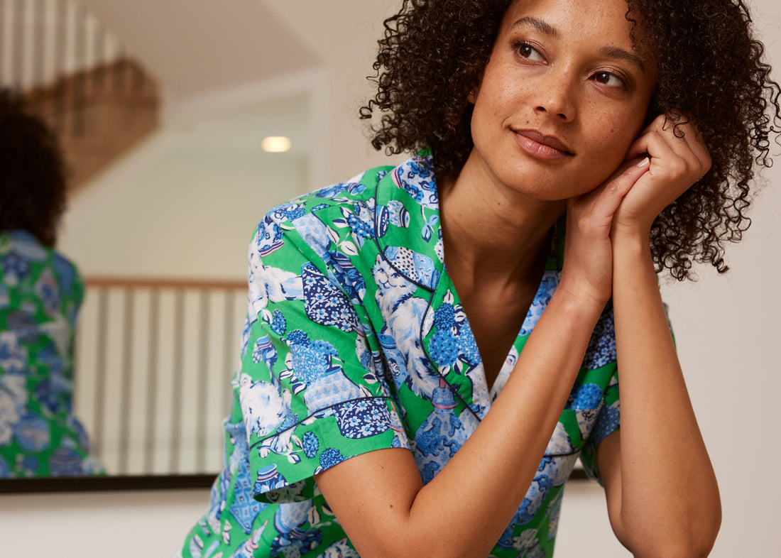 Cat Pajamas for Women | Stylish Cat Print Pajama Sets – Printfresh