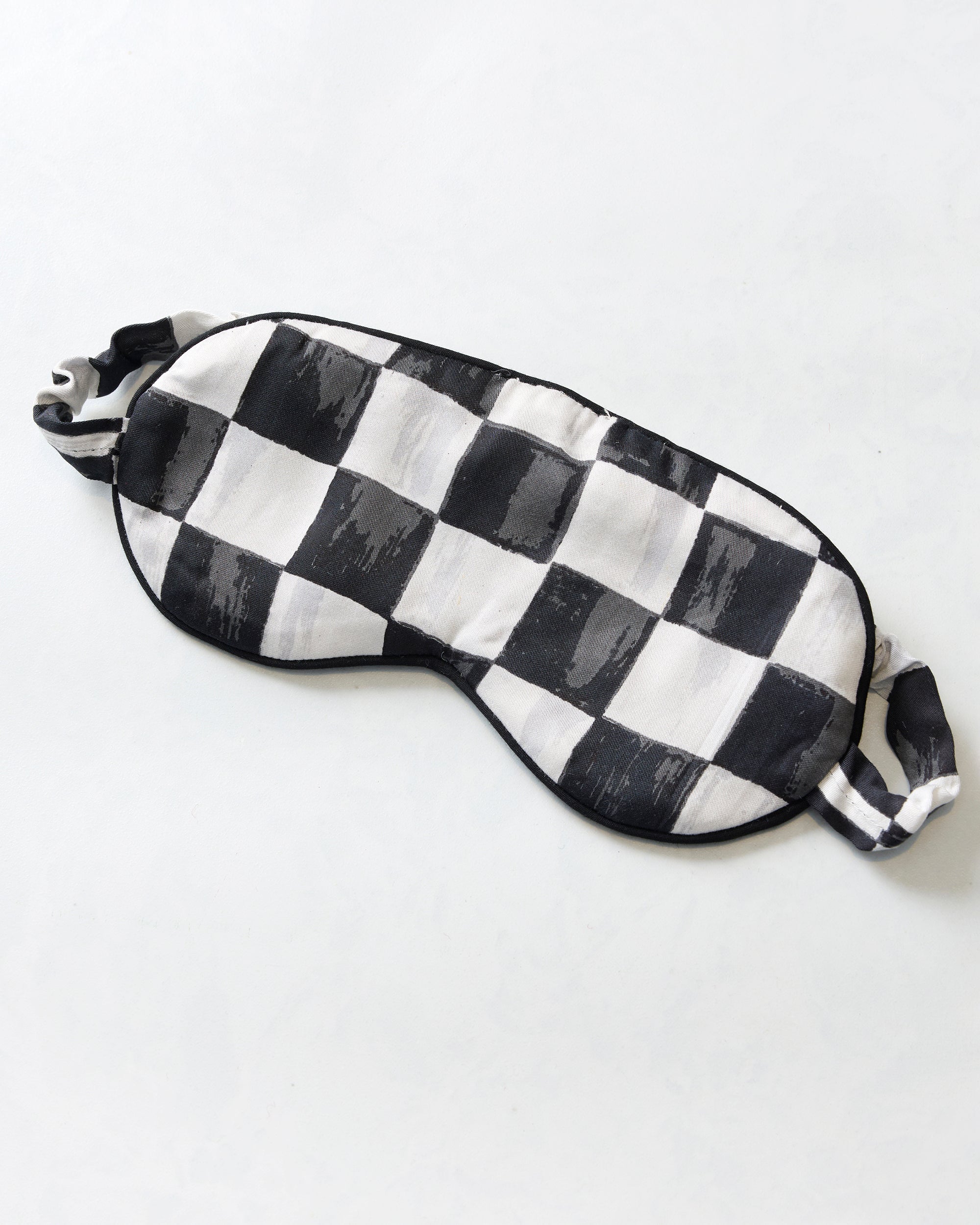 Courtly Check Bagheera - Eco Satin Eye Mask - Floral – Printfresh