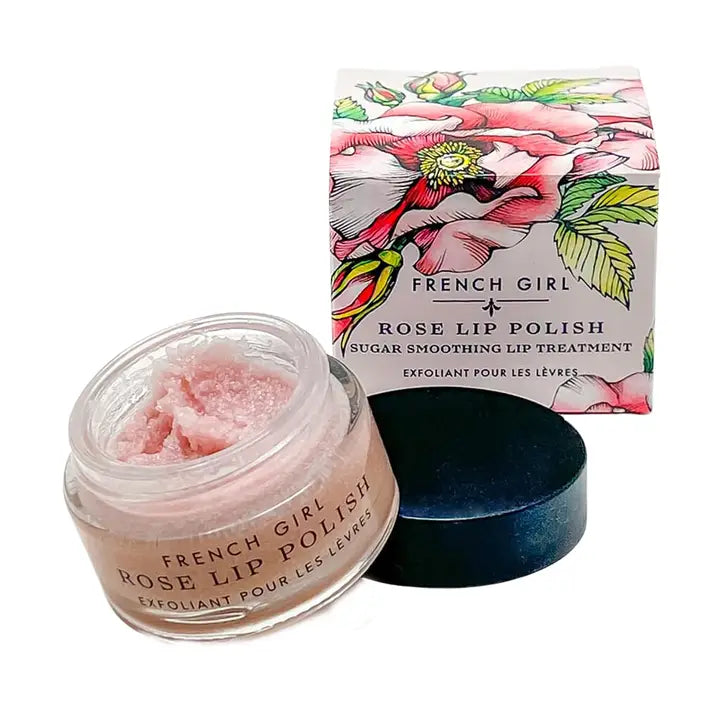 Pink - Organic Hydrating Rose Lip Polish & Scrub - French Girl – Printfresh