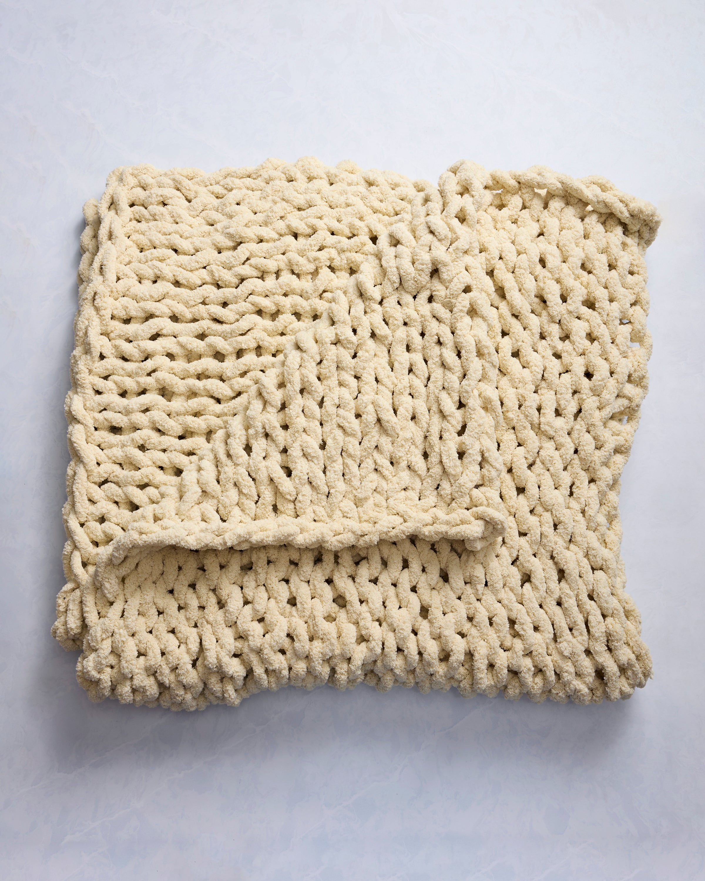 Vanilla - Chunky Knit Throw - Everyday Cozy Living – Printfresh
