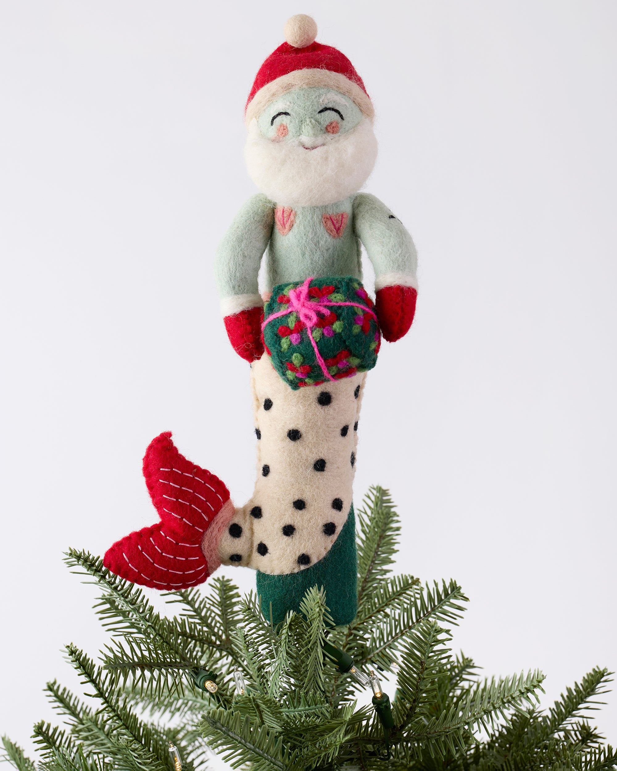 Merry Mermen - French Knot X PF Tree Topper - Blue – Printfresh