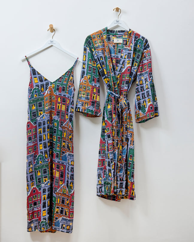 Manhattan Christmas - Eco Satin Chic to Sleep Nightie & Robe Bundle ...