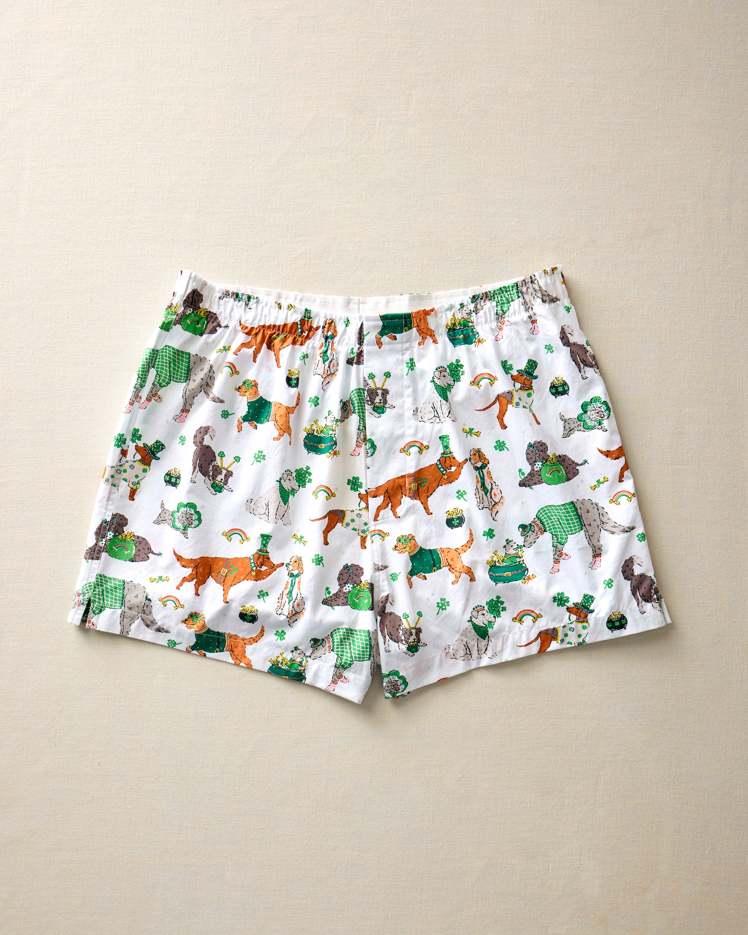 Lucky Paws - Mens Boxer - Irish Cream – Printfresh