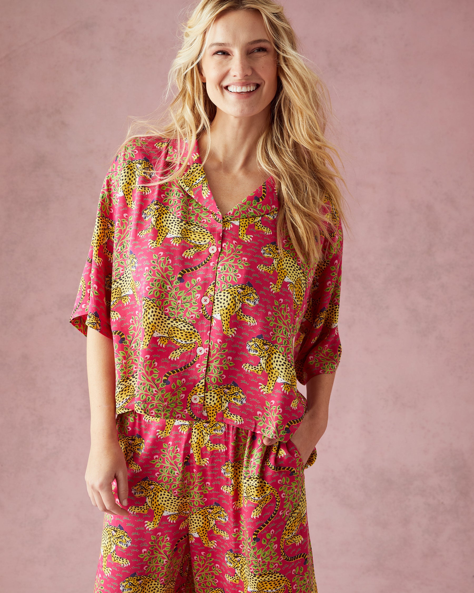 Long Cotton Pajama Sets | Women's Sleep Sets - Printfresh