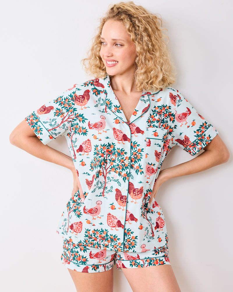Chicken Pajamas | Women’s Chicken Print Pajamas & Sleepwear