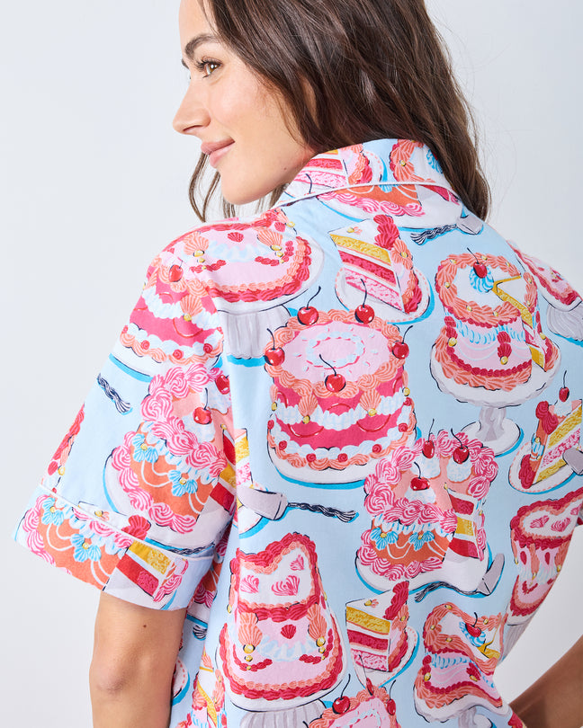 Vintage Cakes - Short PJ Set - Blue Buttercream – Printfresh