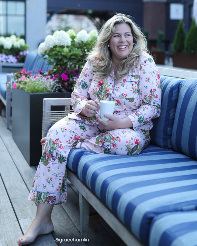 Desert Dream - Long PJ Set - Pink Cactus – Printfresh