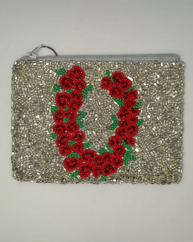 Silver Combo - Roses Horseshoe Coin Purse - Tiana Designs – Printfresh