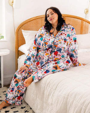 Dog Print Pajamas | Women's Dog Pajamas - Printfresh