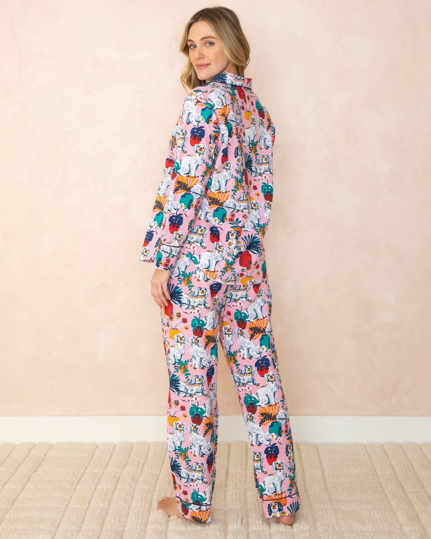 Dog Print Pajamas | Women's Dog Pajamas - Printfresh