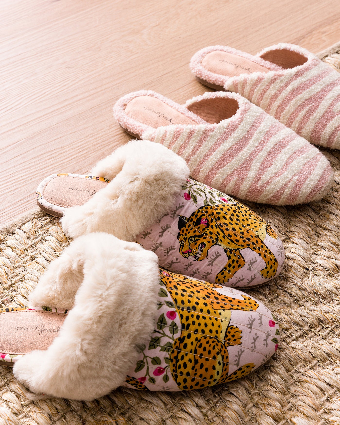 Women's Cotton Slippers | Shop Leopard Print Slippers - Printfresh